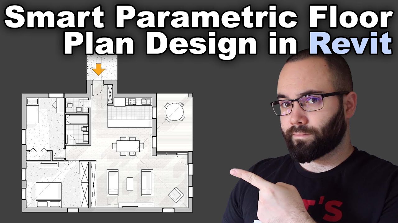 Smart Parametric Floor Plan in Revit Tutorial