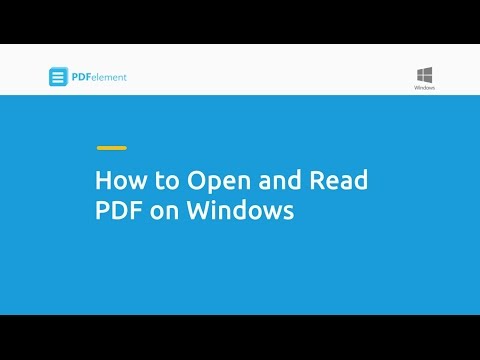 How to Open and Read PDF on Windows