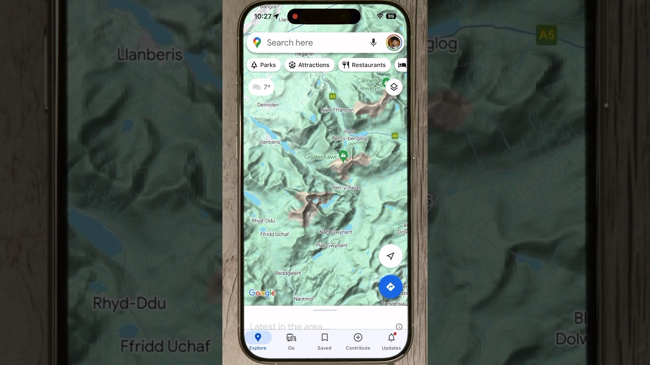 How to find your elevation in Google Maps #tips #shorts