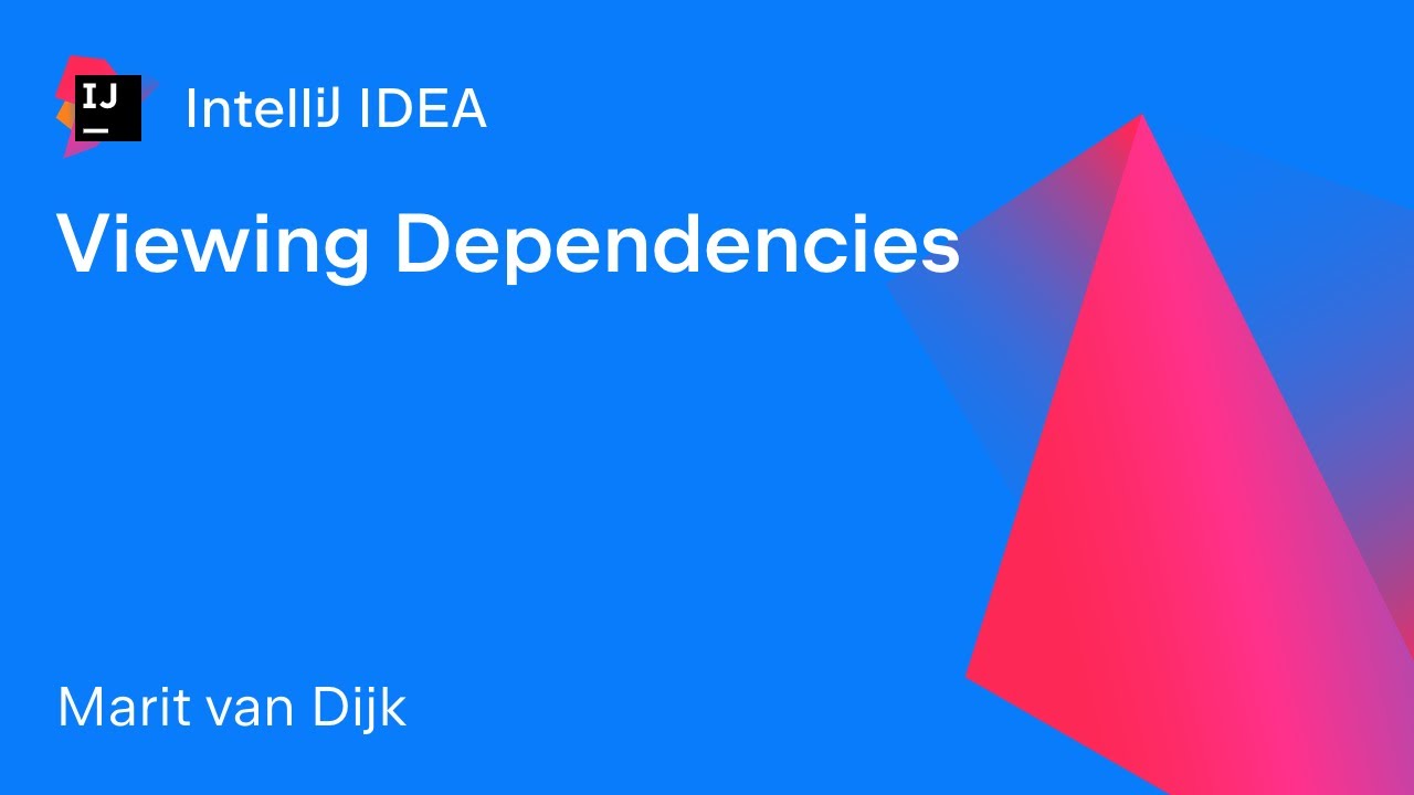 IntelliJ IDEA: Viewing Dependencies