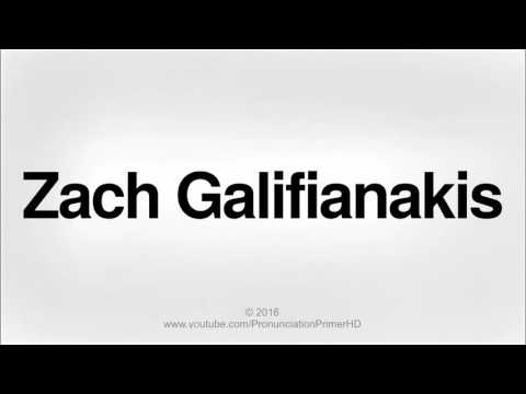 How To Pronounce Zach Galifianakis | Pronunciation Primer HD