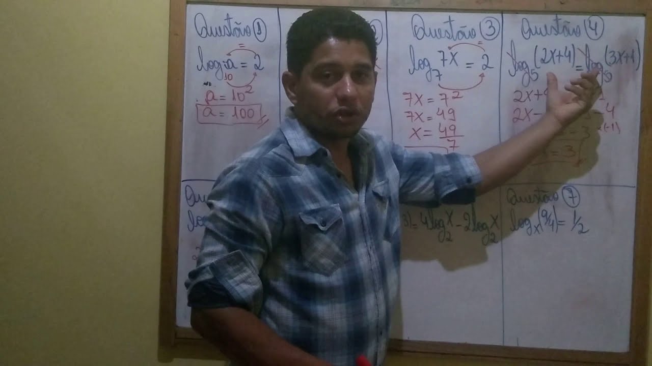 Exercícios Resolvidos Logaritmos do PDF  Parte 1