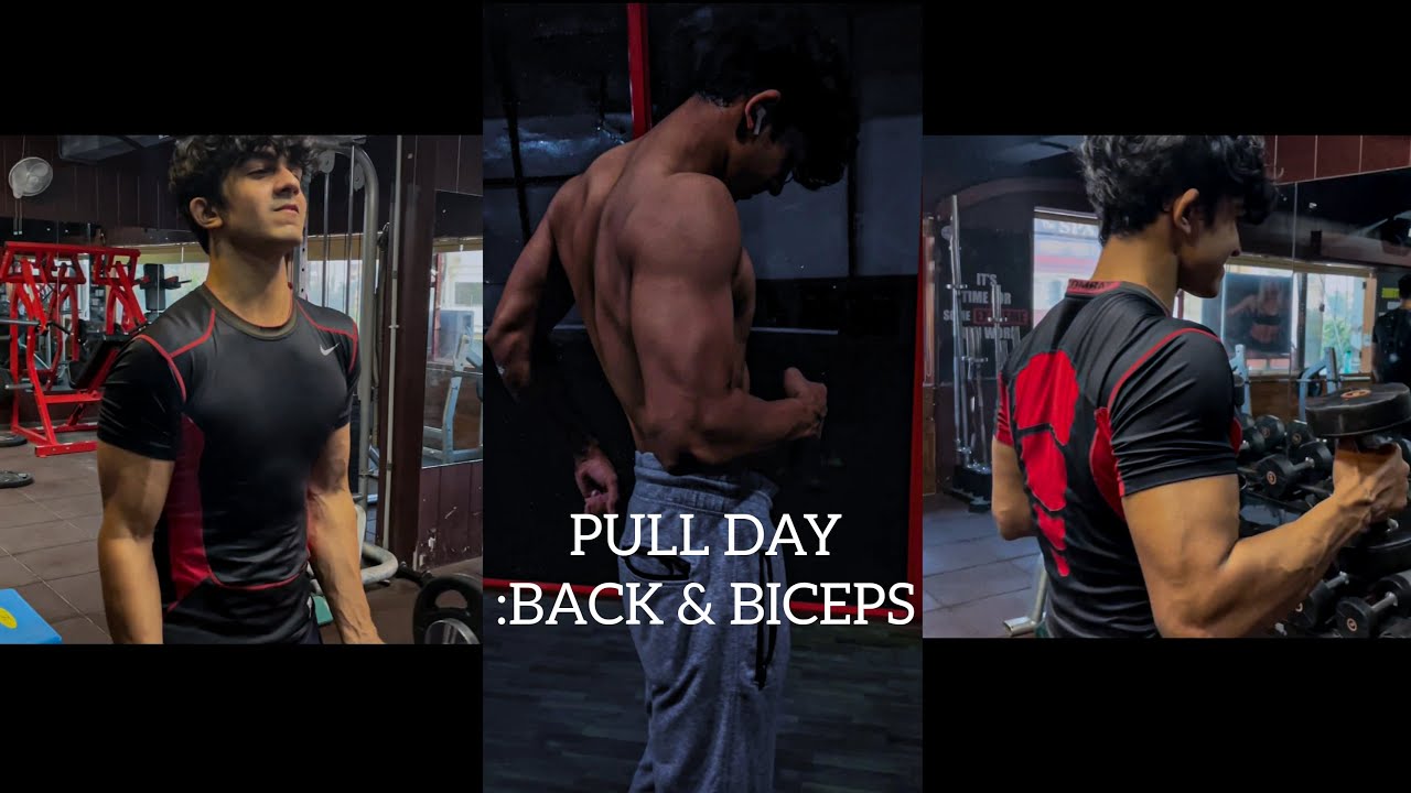 MY BACK & BICEPS WORKOUT ROUTINE | Complete Pull Day | Pull-Push-Legs Series Ep. 1