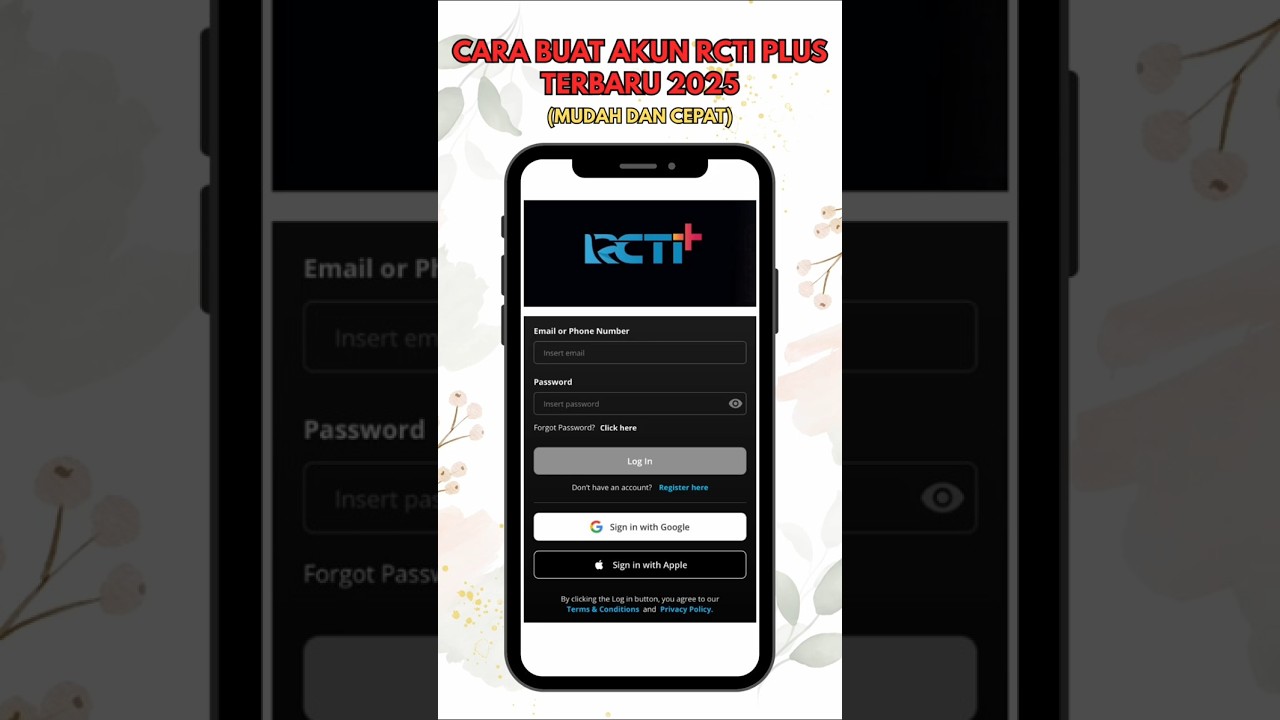 How to Create the Latest RCTI Plus Account 2025 #fyp #trending #shorts #howto #tutorial #rctiplus...