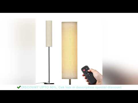 126LEDs Floor Lamp 12W 800Lumens Standing Tall Lamp with Magnetic Remote Controller 2800K-7000K Ad