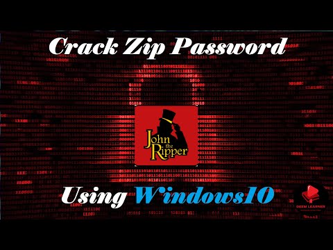 Crack Zip Folder in Windows with John the Ripper + CMD