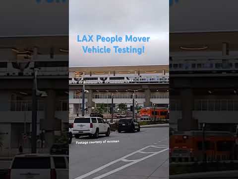 LAX People Mover Vehicle in Motion!! #music #lax #airport #train #compilation #cool #flyaways