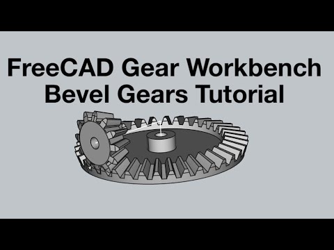 FreeCAD Bevel Gear design with Gear Workbench