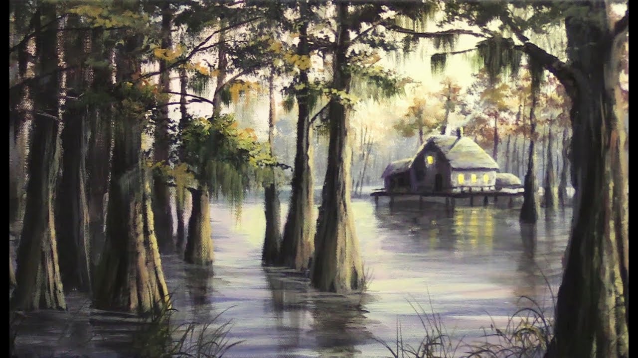 Sunset Swamp | Paint with Kevin ®
