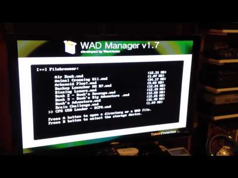 Finally got Wad Manager on the Wii