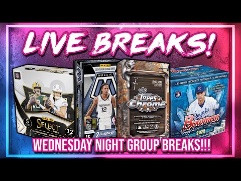 WEDNESDAY NIGHT BREAKS!! | Photogenic NBA + Cactus Jack & Sapphire MLB + WWE & MORE (RGL #4353-4364)