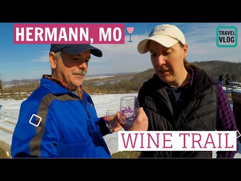 Hermann, Missouri Chocolate Wine Trail - Our FIRST ever Vlog!