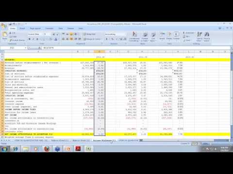 Financial Modeling Example: Building Financial Models for Valuation (Case Study_Accenture)