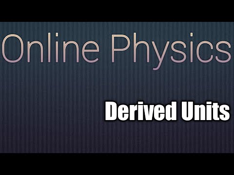 Derived Units in Urdu