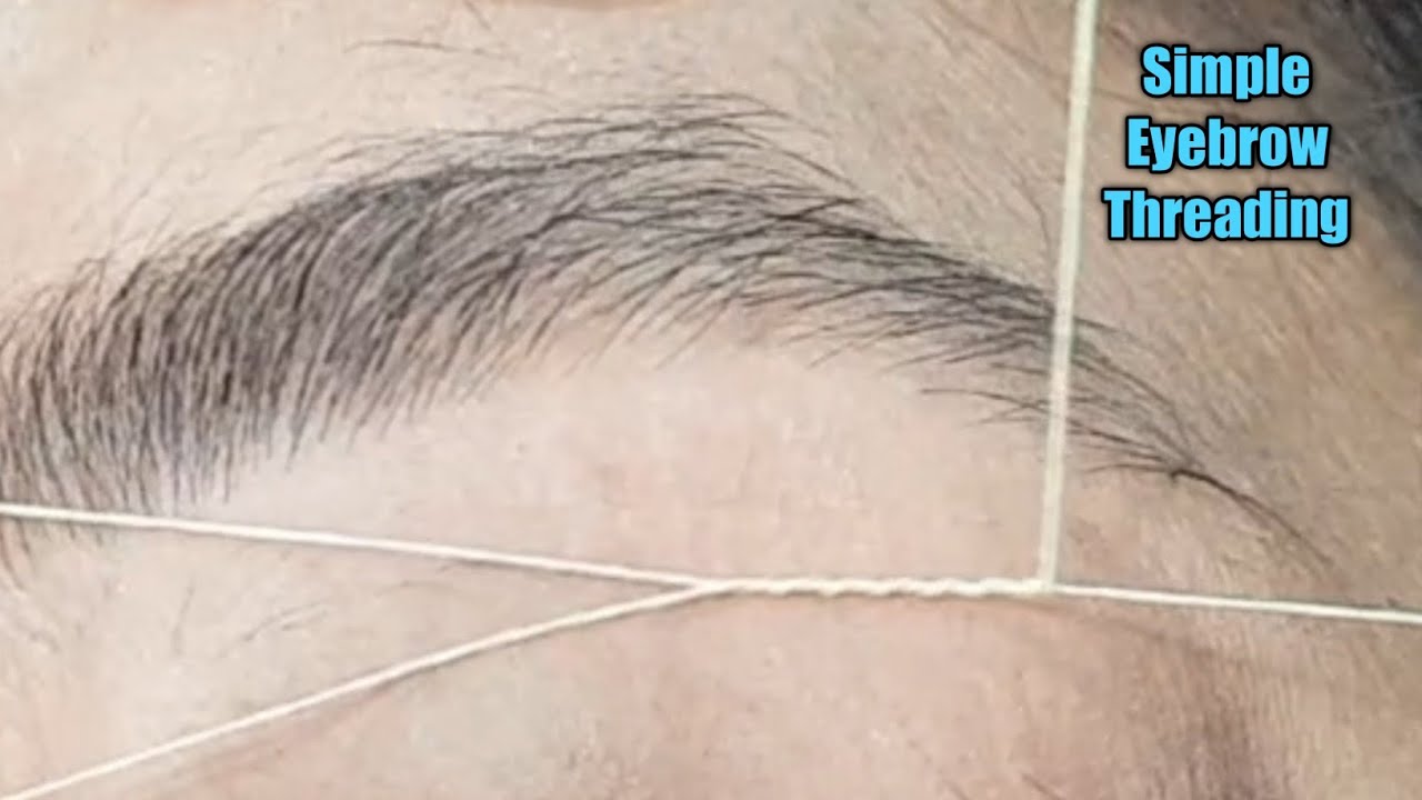 simple eyebrow threading/perfect eyebrow threading/arch eyebrow threading/threading eyebrow
