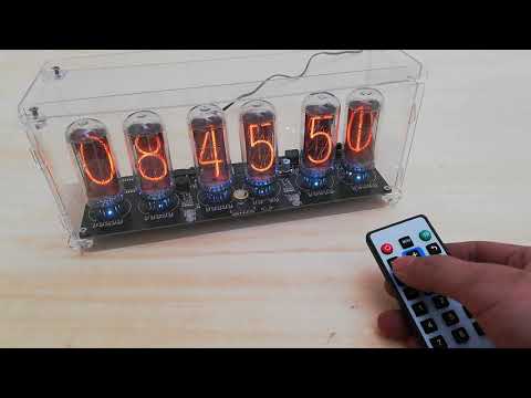 NIXT CLOCK - IN18 nixie clock demo