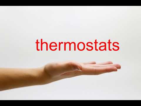 How to Pronounce thermostats - American English