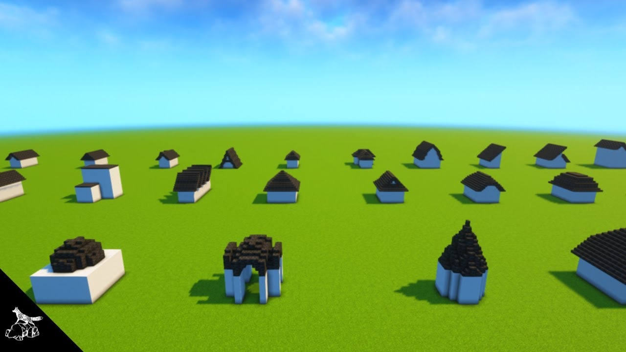 30 roof designs for your Minecraft world!