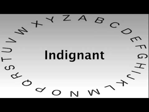 SAT Vocabulary Words and Definitions — Indignant