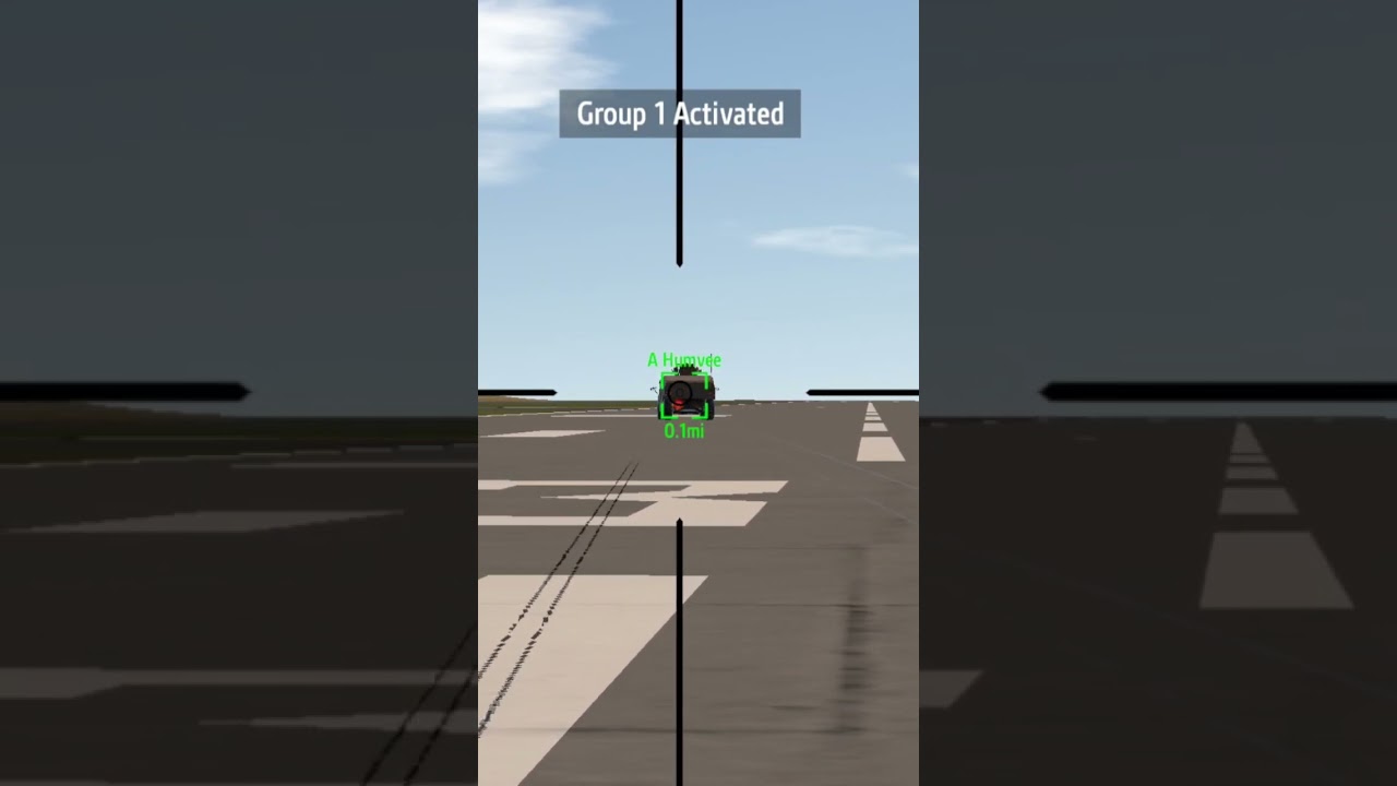 BGM-71 TOW vs Military humvee #simpleplanes #shorts