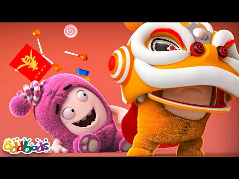 Newt's Lion Dance π¦ Happy Lunar New Year! π§§π| BEST OF NEWT π | ODDBODS | Funny Cartoons for Kids