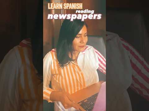 Learn Spanish reading the news #shorts