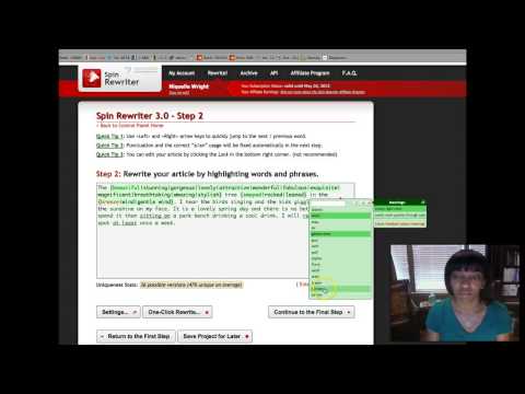 Ultimate Guide to Article ReWriter Program SpinReWriter