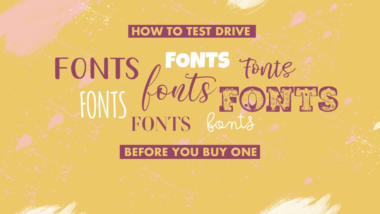 How to test fonts before you buy