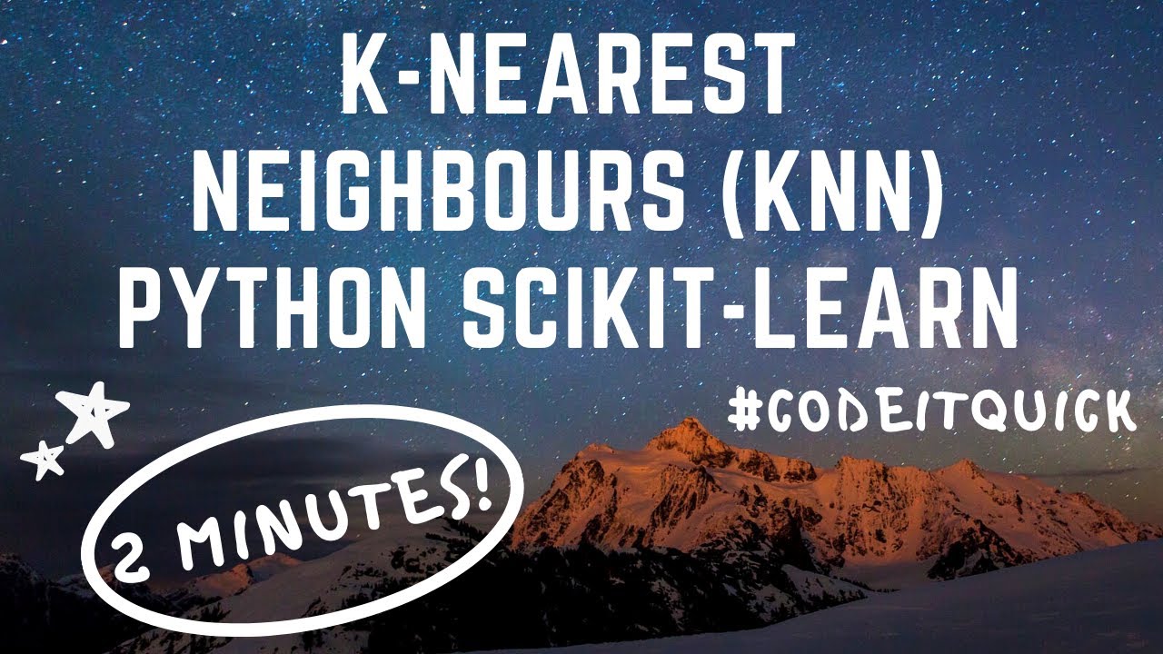 K-Nearest Neighbors Classifier Python Scikit-Learn #CodeItQuick