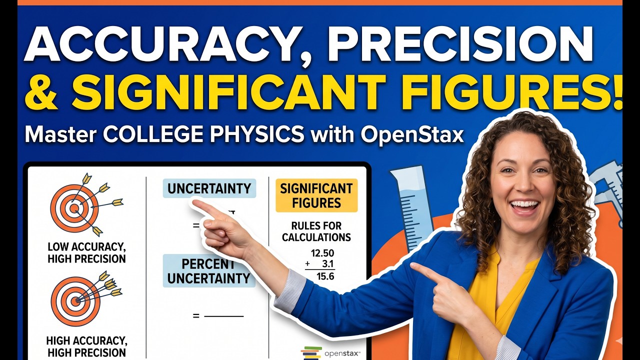 Accuracy vs. Precision & Significant Figures Made Easy | Physics