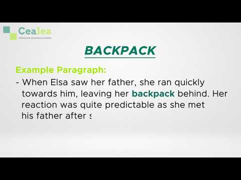 Learn How to Use Backpack - meaning, synonyms, antonyms, and example sentences.