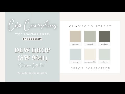 Color Conversations with Crawford Street: Episode 60- DEW DROP (SW 9641)