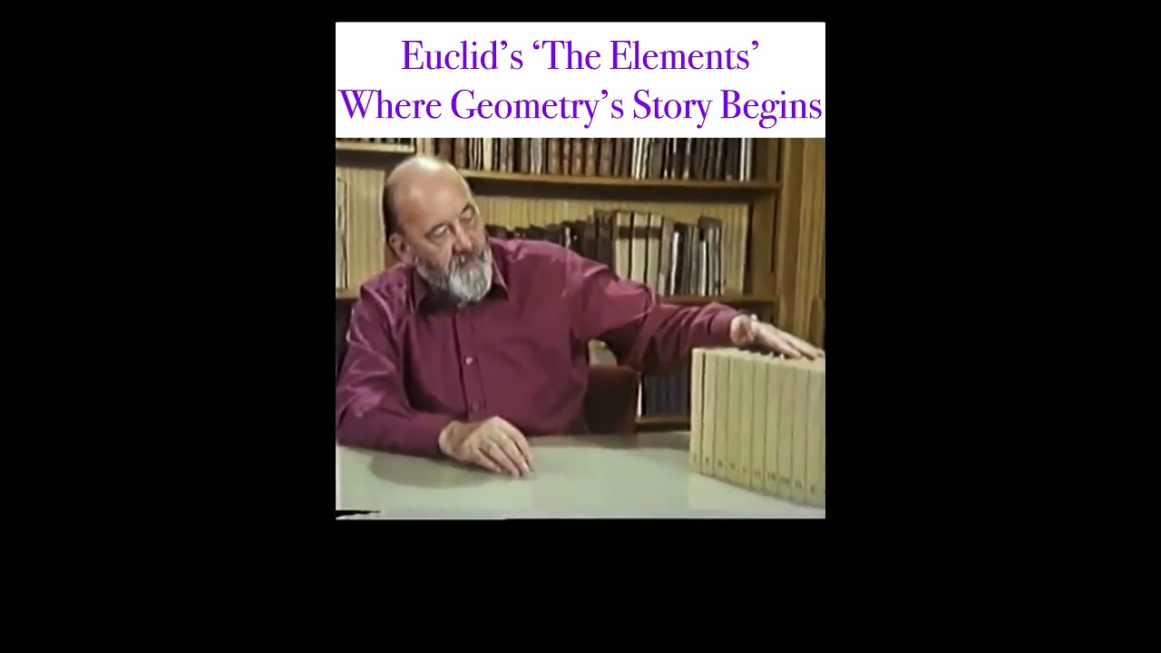 Euclid’s ‘The Elements’ – Where Geometry’s Story Begins😘✅✅#Euclid#AncientMath   #GreekMathematics