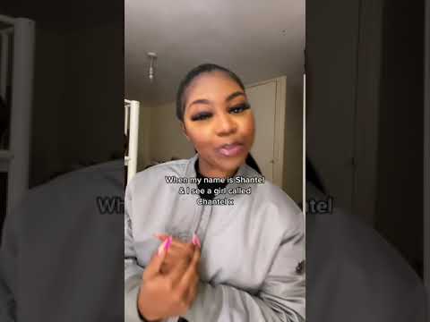 POV: Your name is Shantel not Chantel π€£ #shorts #commonnames