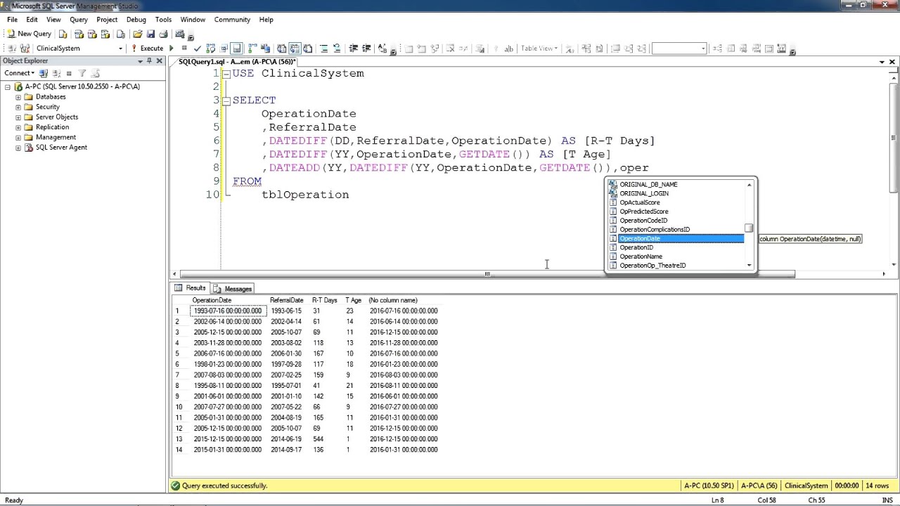 SQL Basics Part-7 Calculate the Difference between dates, Date Formats