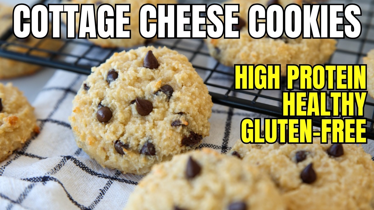 Cottage Cheese Cookies | High Protein Cookies