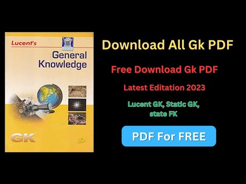 How to download gk pdf free | lucent gk pdf | Static Gk pdf free download