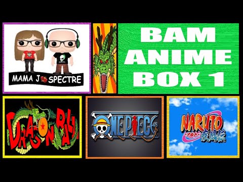 BAM ANIME BOX 1 UNBOXING DRAGONBALL ONE PIECE NARUTO AUTOGRAPHED ITEMS