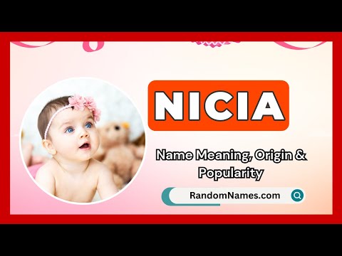 Nicia - Baby Girl Name Meaning, Origin & Popularity - RandomNames.com