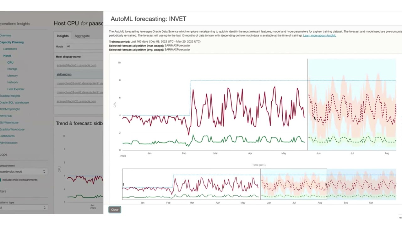 OCI Ops Insights: Feature Overview