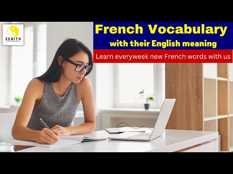 Learn French vocabulary For Beginners | Common French Words and Meanings in English