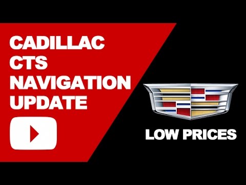 Cadillac CTS Navigation Update 2017: Low Price DVD Upgrade