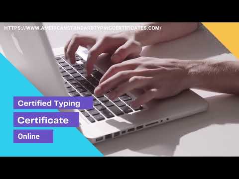 Get Certified Typing Certificate in 5 Minutes – American Standard ...