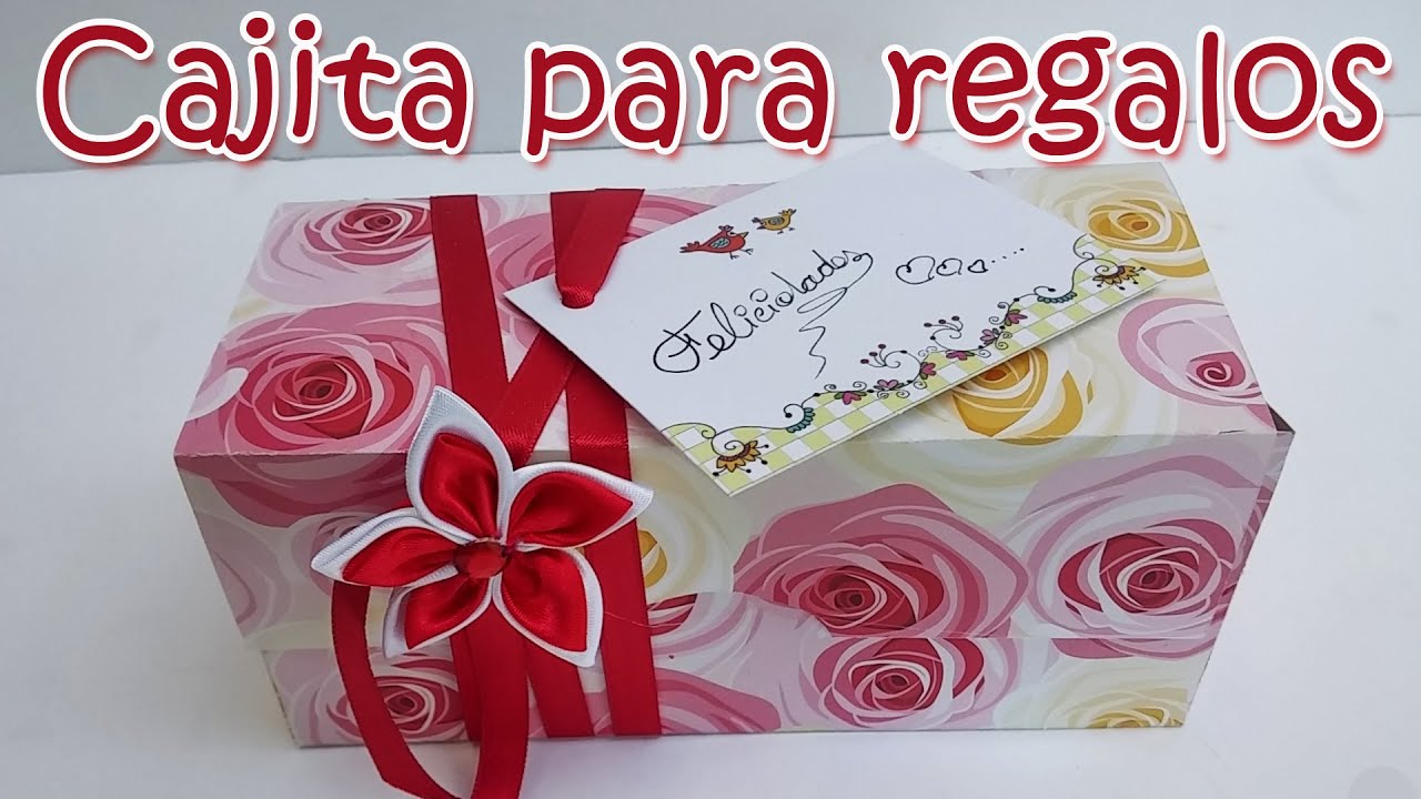 Cajita para regalar  - Manualidades para todos - gift box