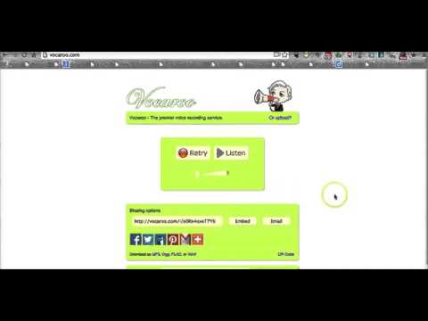 How to Use Vocaroo to Make Voice Recordings
