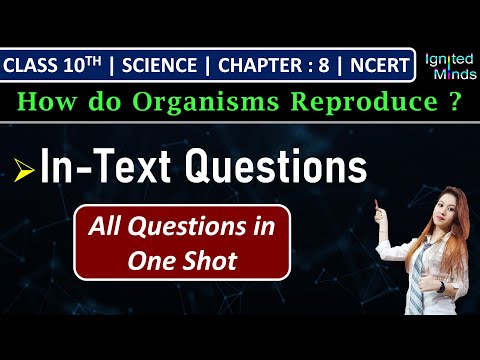 Class 10th Science Chapter 8 | In-Text Questions | How do Organisms Reproduce?
