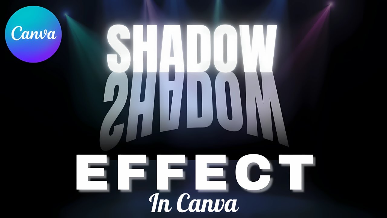 Canva Tutorial: Perspective Text Shadow Effect( Essy tutorial! )