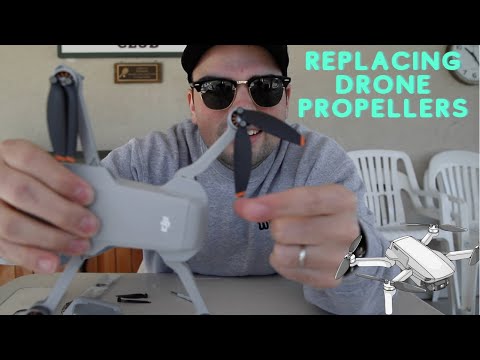 HOW TO REPLACE YOUR DRONE PROPELLERS | DJI MINI 2 // VLOG_067