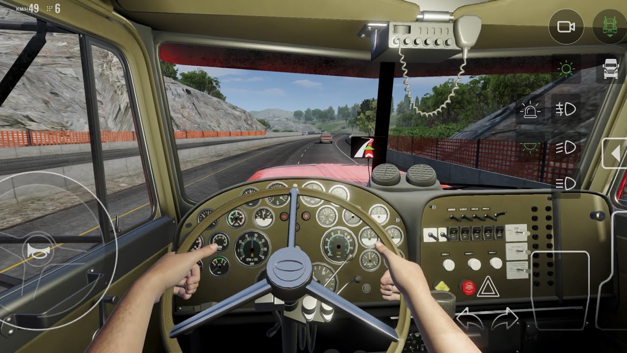 Realistic Truck Game for Mobile | Truck Simulator Big Rigs - Mobile Gameplay | Android Ios