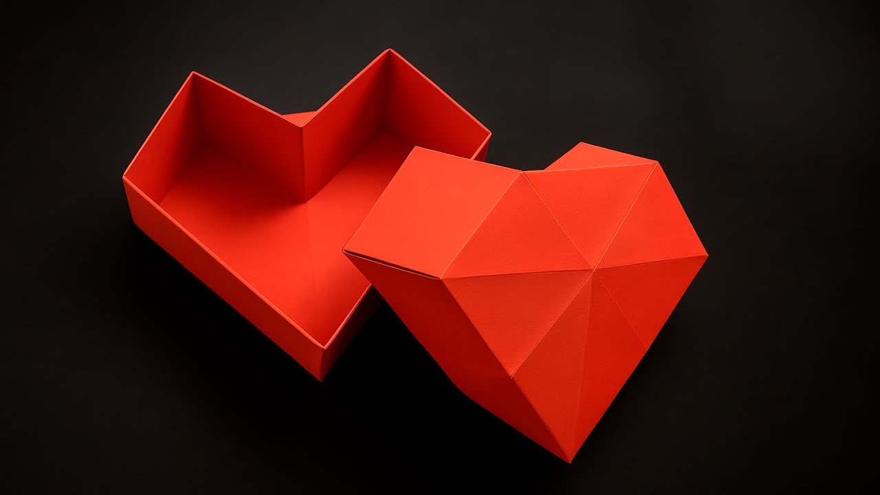 How to make an Origami Heart Box